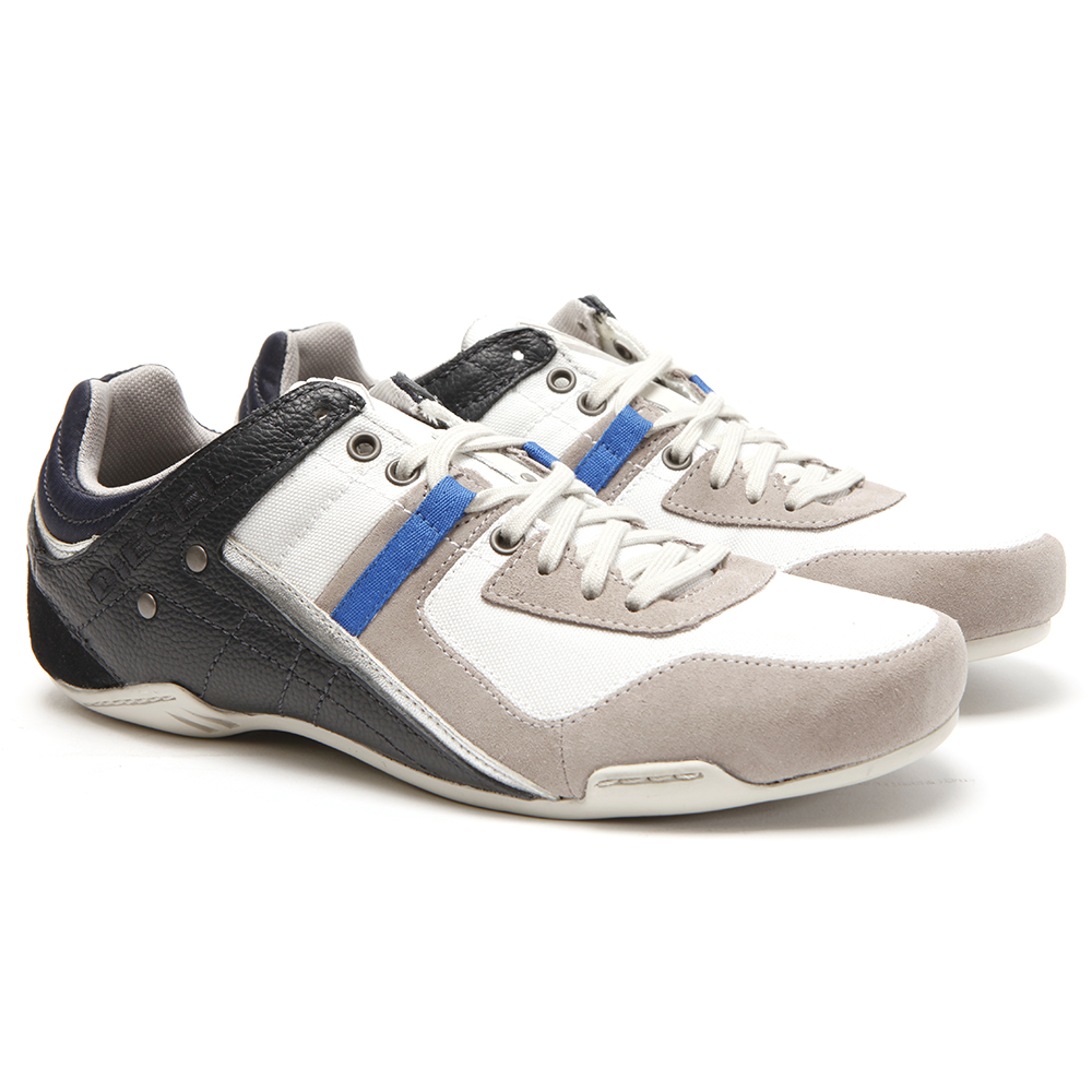 Diesel New Korbin II Paloma/White/Ebony Trainer | Oxygen Clothing