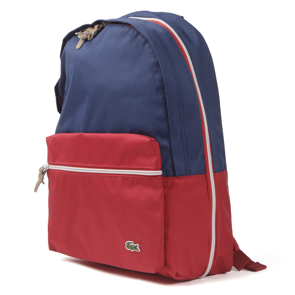 Lacoste Blue/Red NF0661CP Backpack | Oxygen Clothing