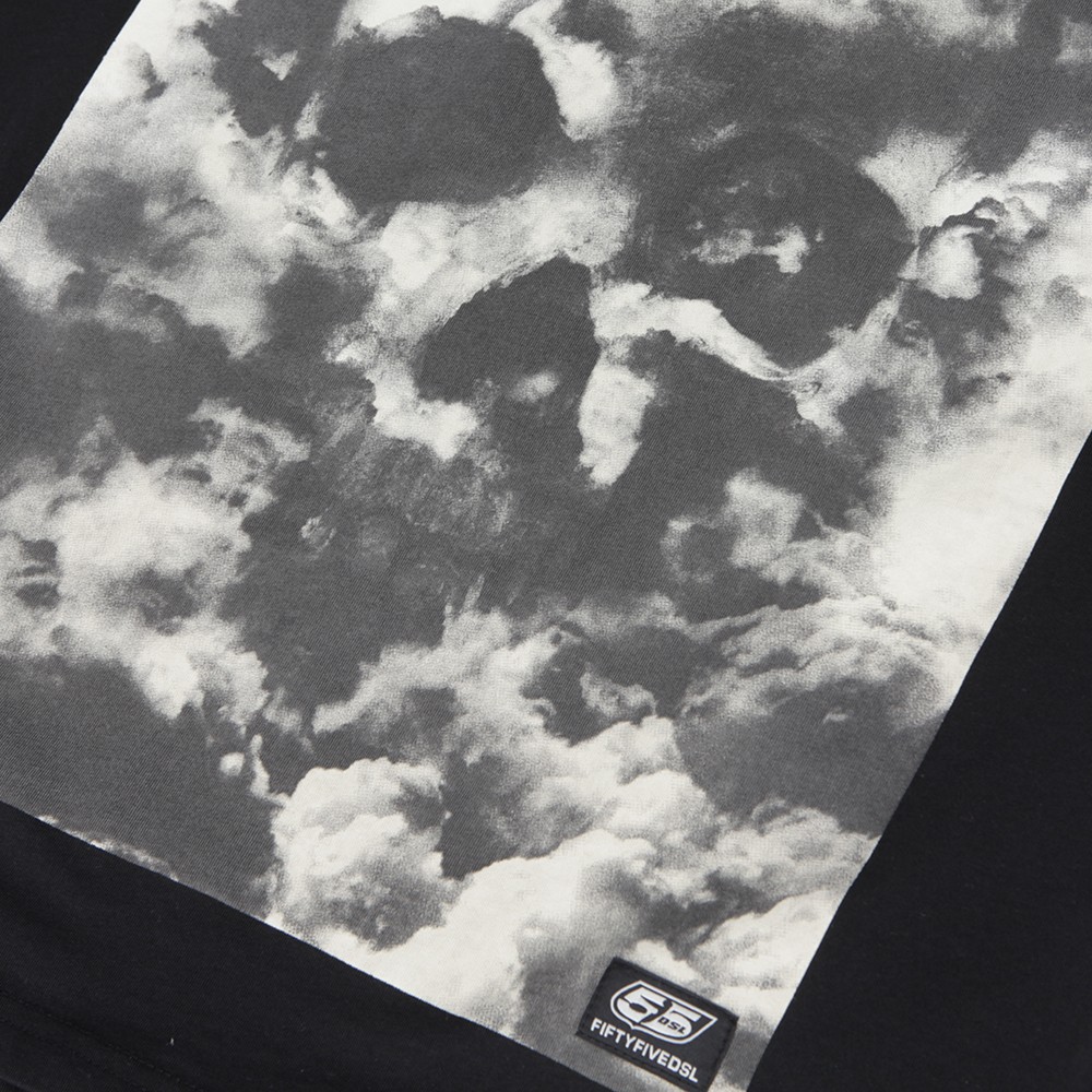 55 DSL 55DSL Black T-Iftyfive Crew T-Shirt | Masdings