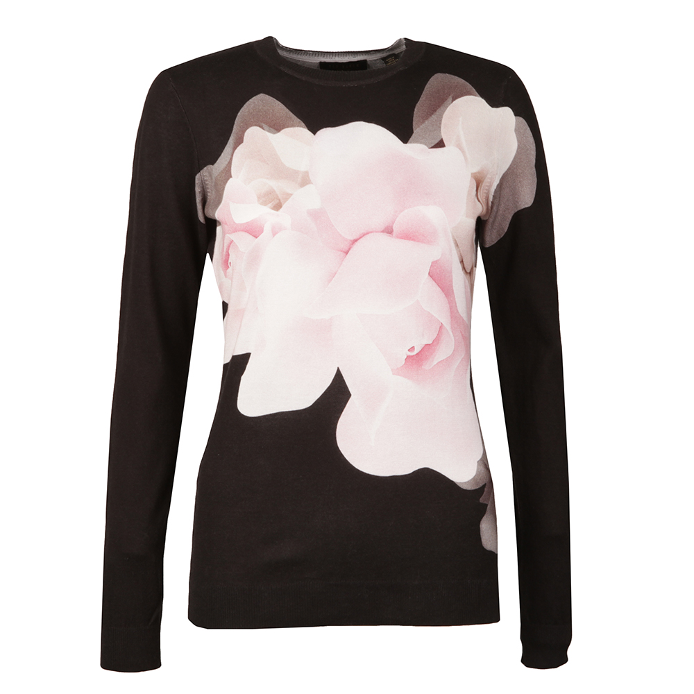 Ted Baker Asteer Porcelain Rose Placement Jumper | Oxygen Clothing