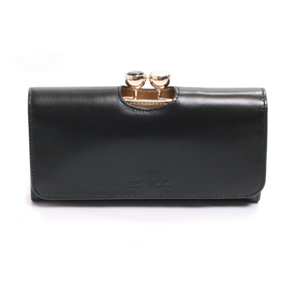 Ted Baker Black Bonny Flat Top Bobble Purse | Oxygen Clothing