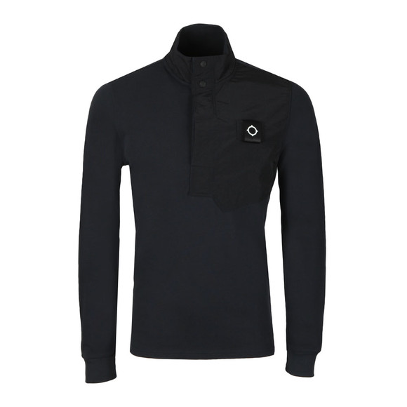 Ma.Strum Pique Funnel Neck Sweatshirt | Oxygen Clothing