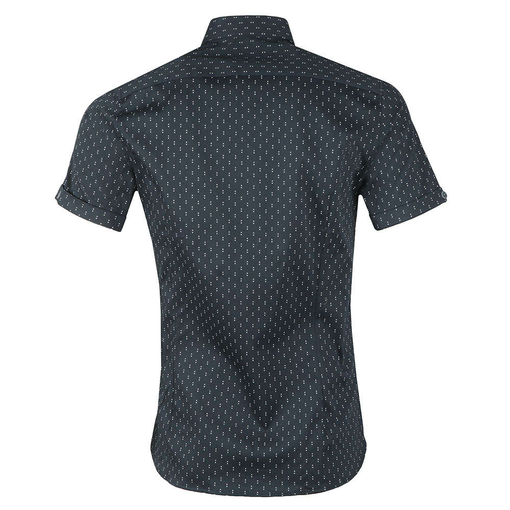 Ted Baker Franko S/S Print Textured Shirt | Masdings