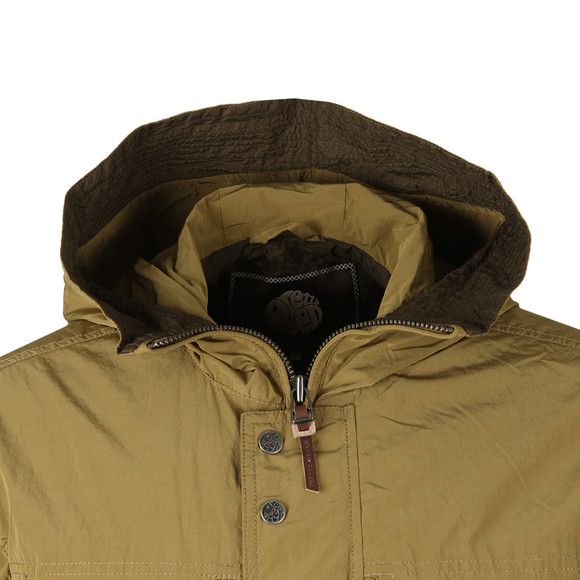 Pretty Green Zip Through Hooded Parka | Masdings