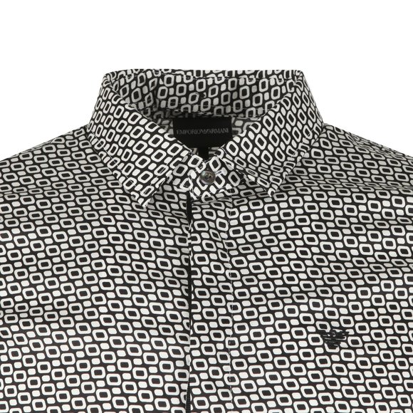 Emporio Armani Allover Pattern Shirt | Oxygen Clothing
