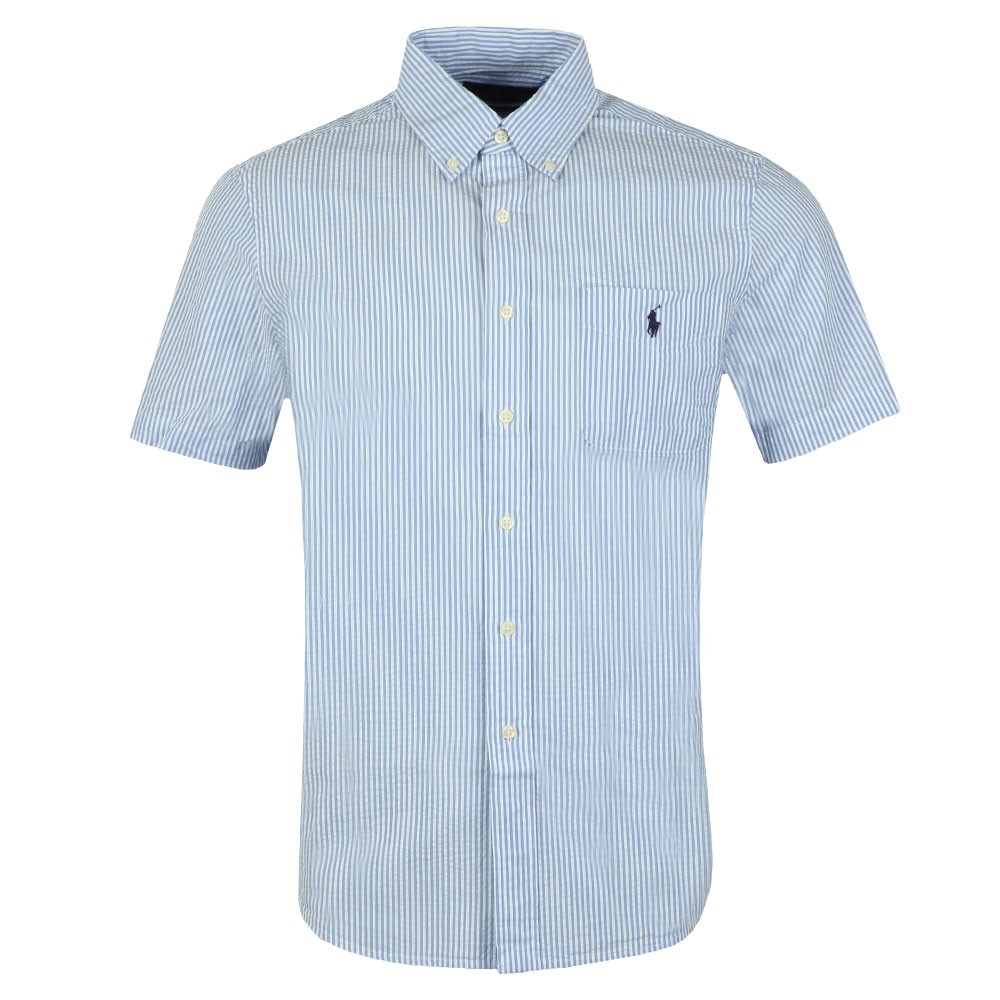 Polo Ralph Lauren Seersucker Short Sleeve Shirt | Oxygen Clothing