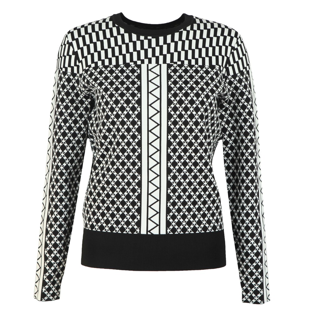 Ted Baker Joziff Mixed Pattern Texture Jumper | Oxygen Clothing