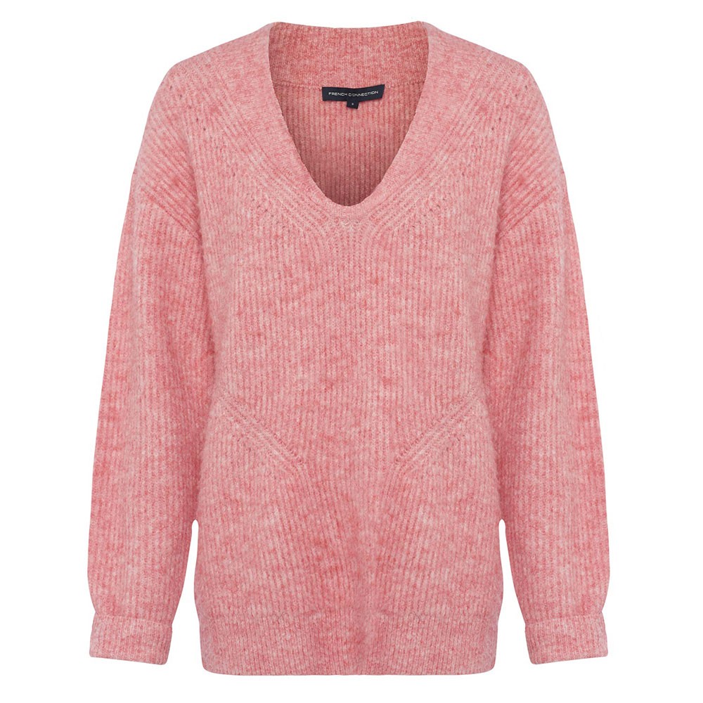 French Connection Flossy V Neck Jumper | Oxygen Clothing