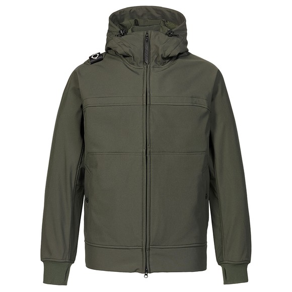 Ma.Strum Full Zip Hooded Soft Shell Jacket | Oxygen Clothing