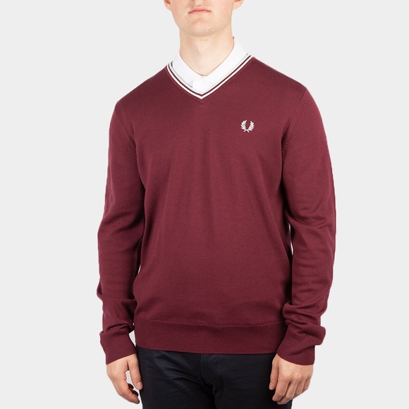 Fred Perry Classic V Neck Jumper | Oxygen Clothing