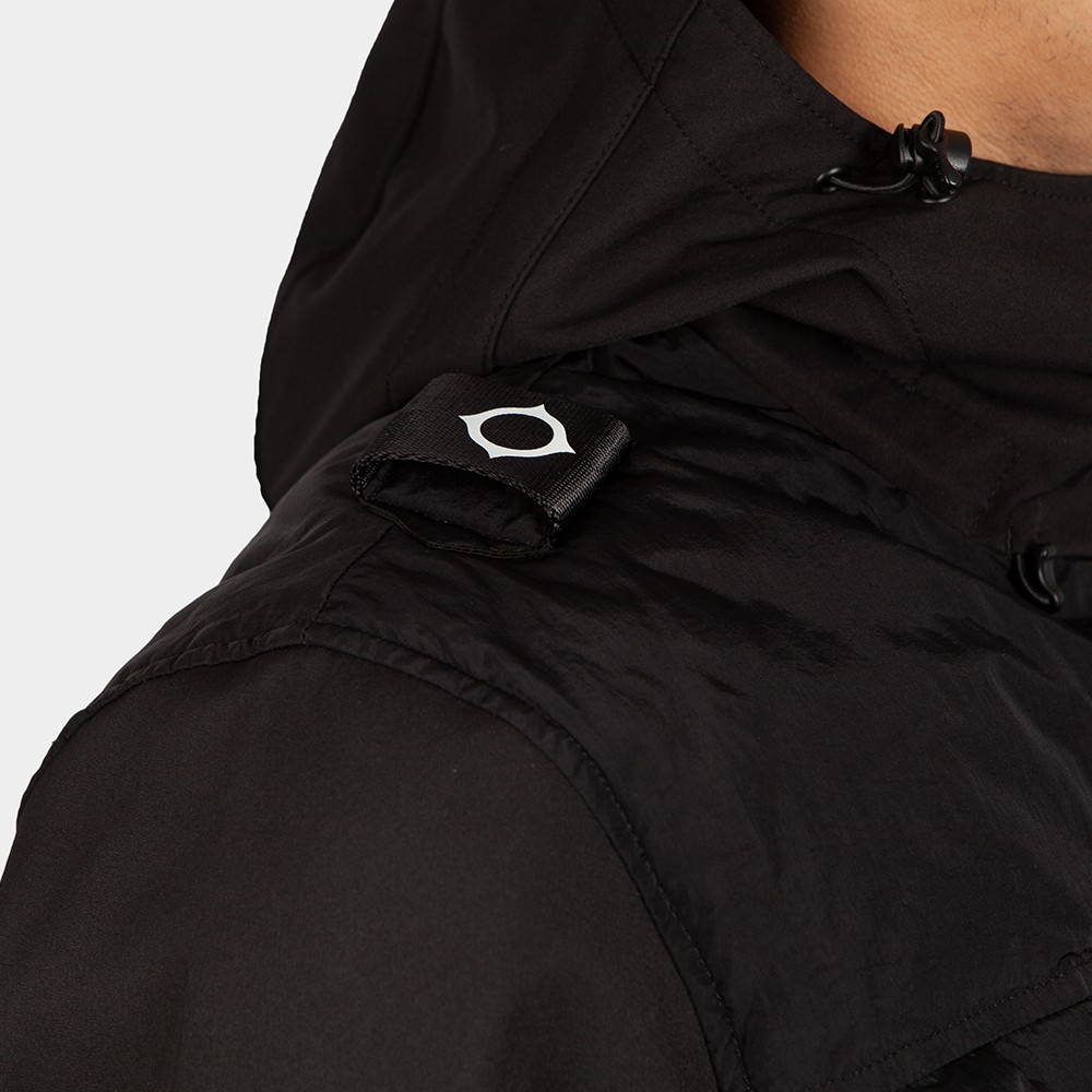 Ma.Strum Softshell Down Quilt Hooded Jacket | Oxygen Clothing