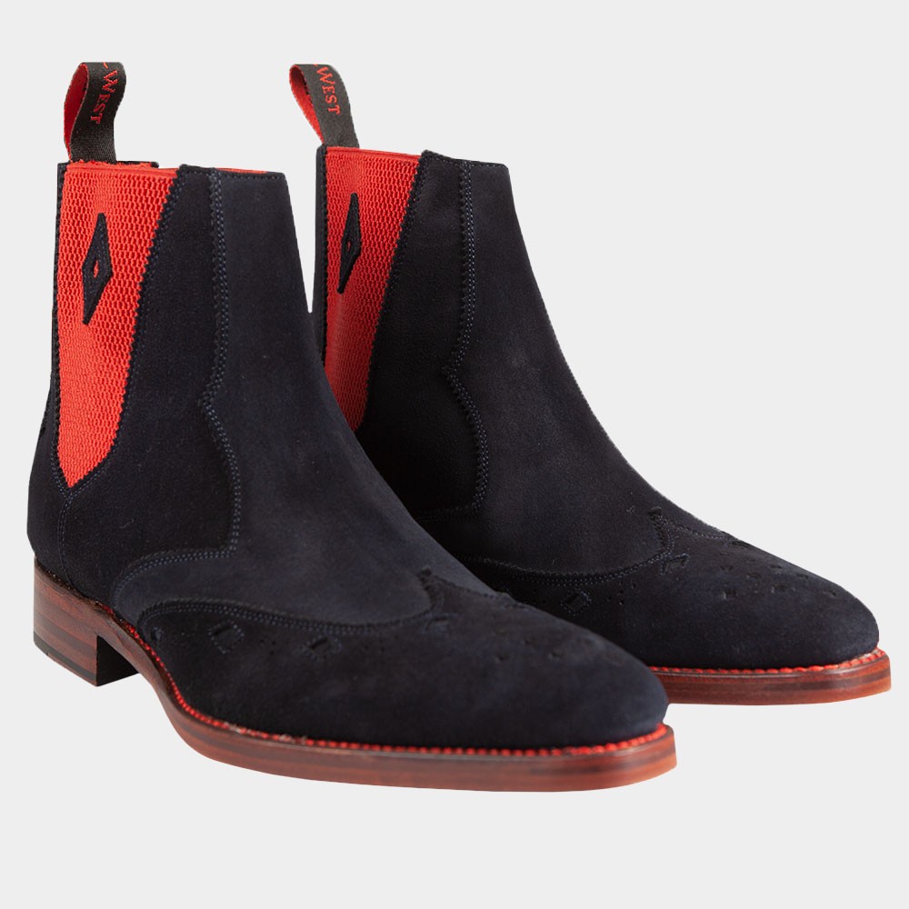 Jeffery West Scimitar Suede Boot | Oxygen Clothing