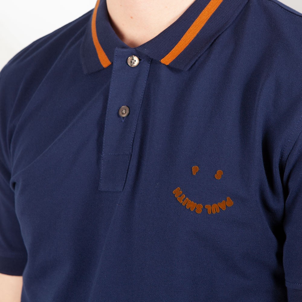 PS Paul Smith Happy Polo Shirt | Oxygen Clothing