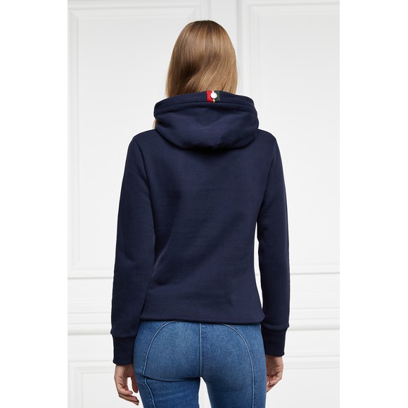 Holland Cooper Hickstead Logo Hoody | Oxygen Clothing