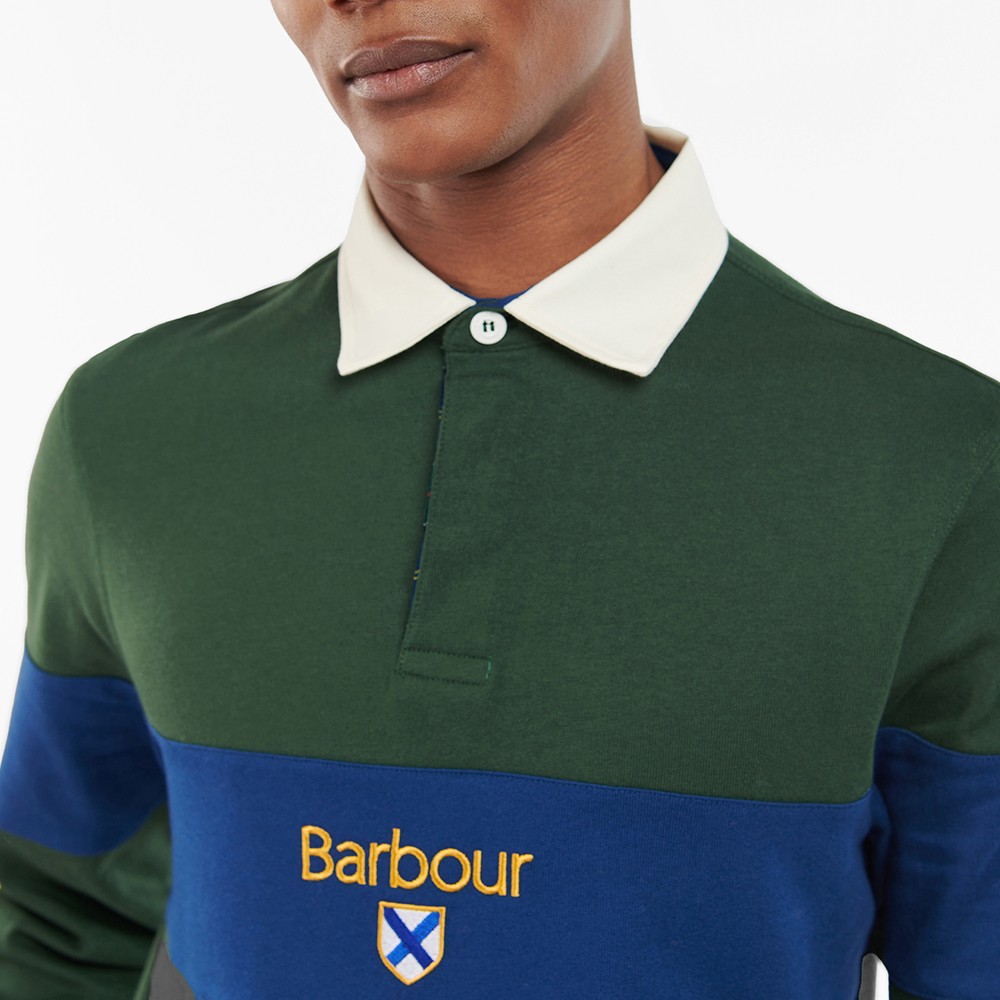 Barbour Lifestyle Churchill Rugby Shirt | Oxygen Clothing