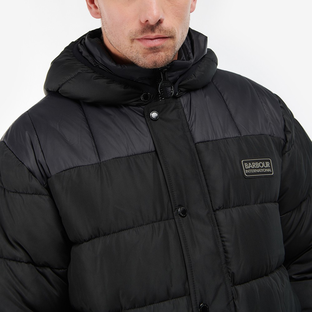 Barbour International Peak Baffle Quilted Jacket | Oxygen Clothing