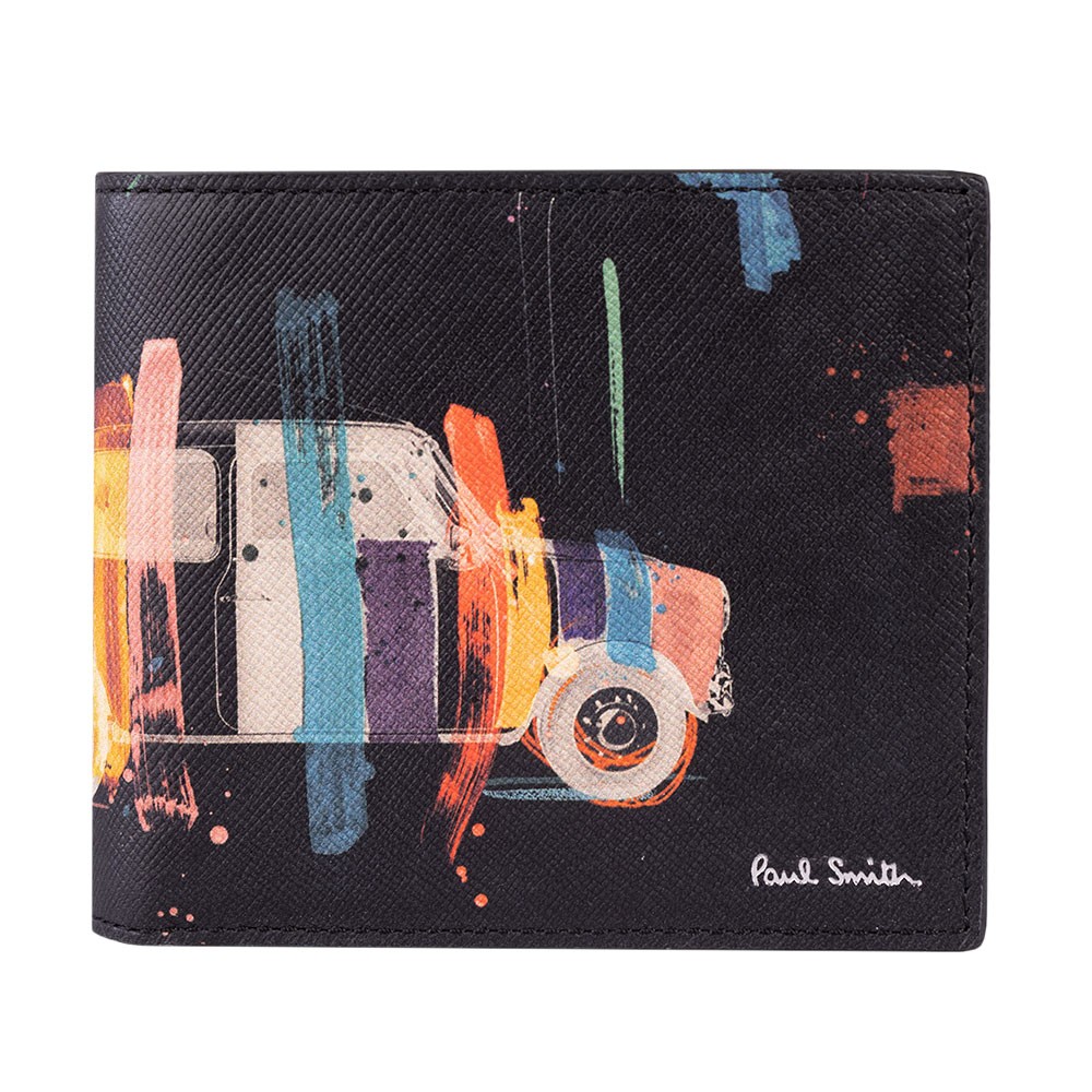 Paul Smith Artist Stripe Mini Billfold Wallet | Oxygen Clothing