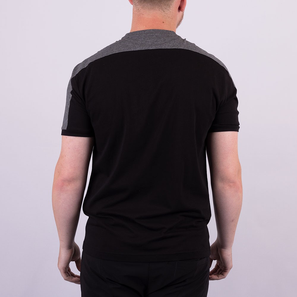 EA7 Emporio Armani Athletic Colour Block T-Shirt | Masdings
