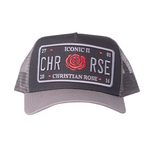 Christian Rose Iconic Red Rose Plate Cap | Oxygen Clothing
