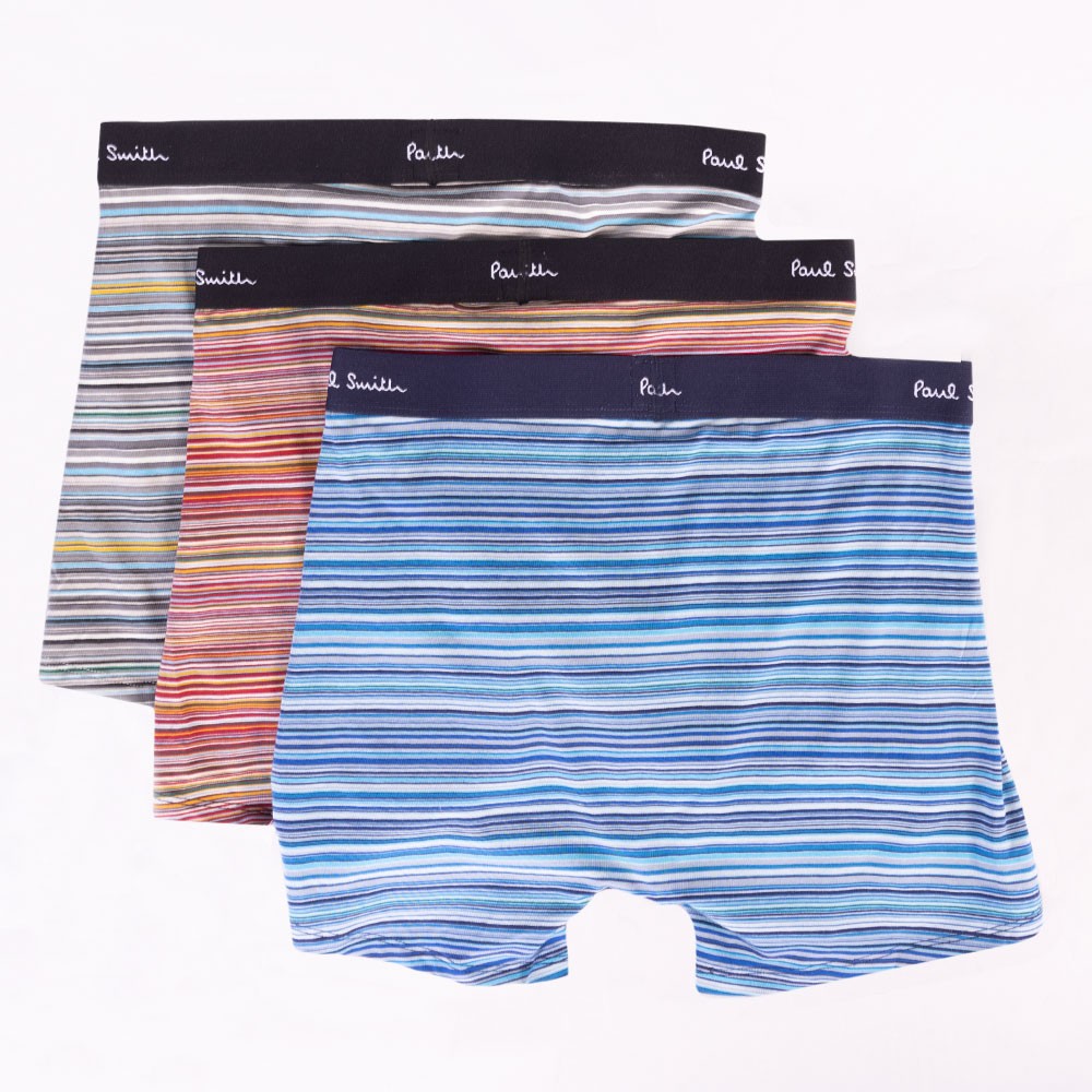 Paul Smith 3 Pack Signature Stripe Long Boxer | Oxygen Clothing