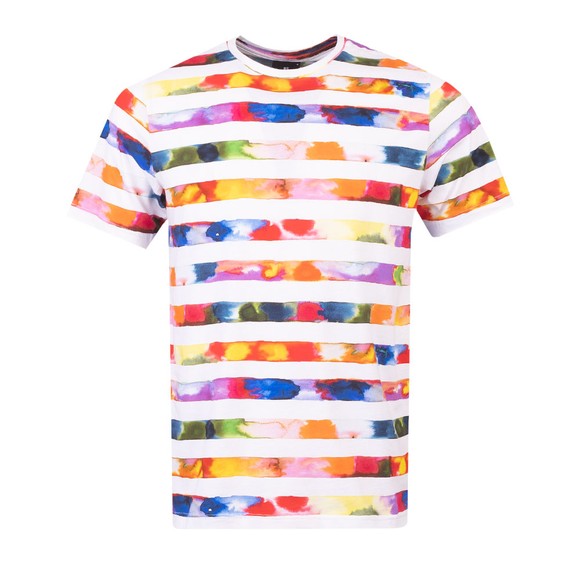 PS Paul Smith Watercolour Stripe T-Shirt | Oxygen Clothing