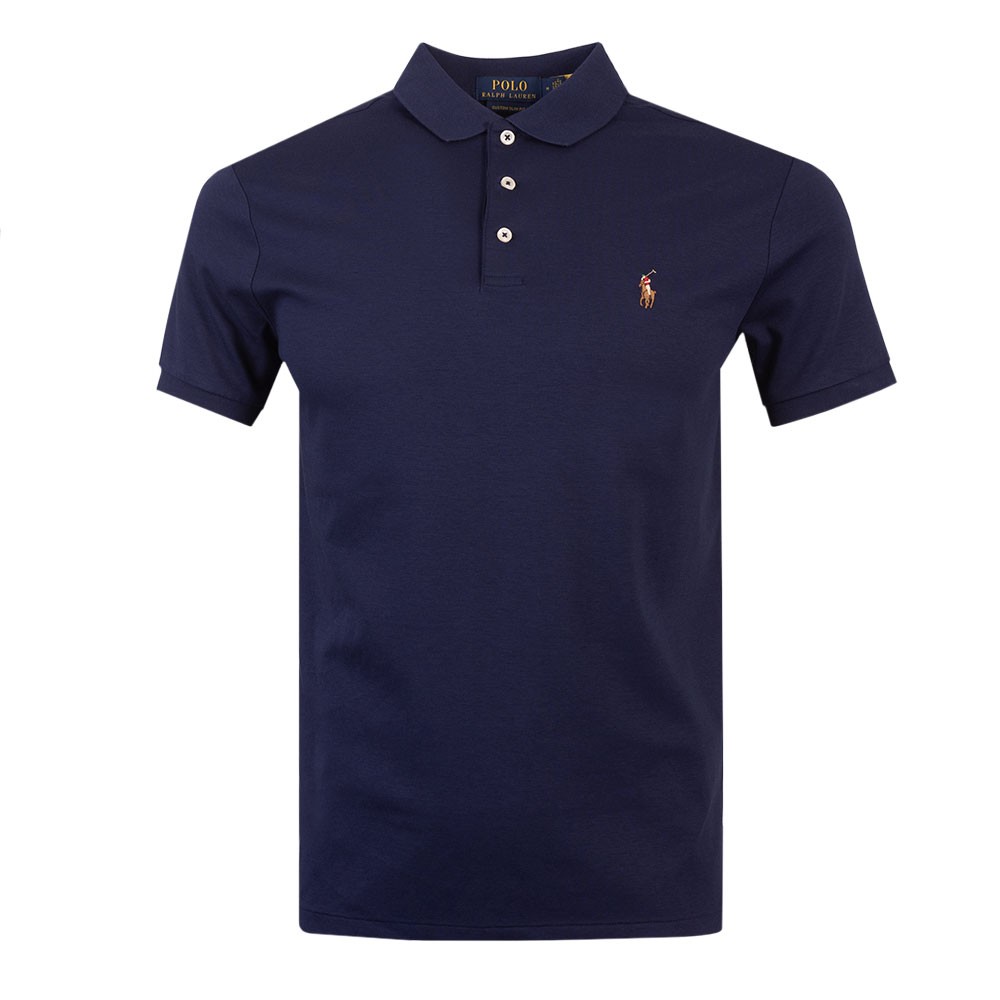 Polo Ralph Lauren Custom Slim Fit Pima Polo Shirt | Oxygen Clothing