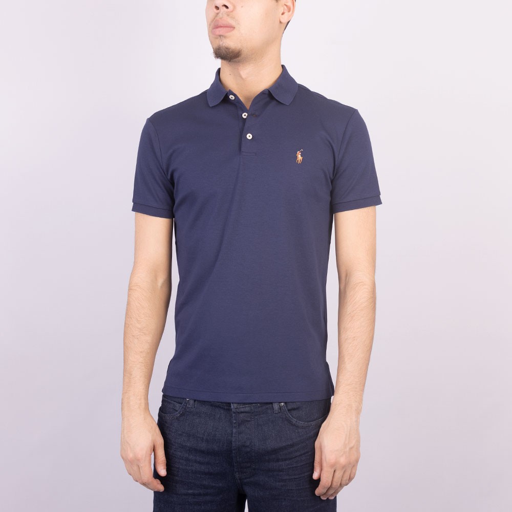 Polo Ralph Lauren Custom Slim Fit Pima Polo Shirt | Oxygen Clothing