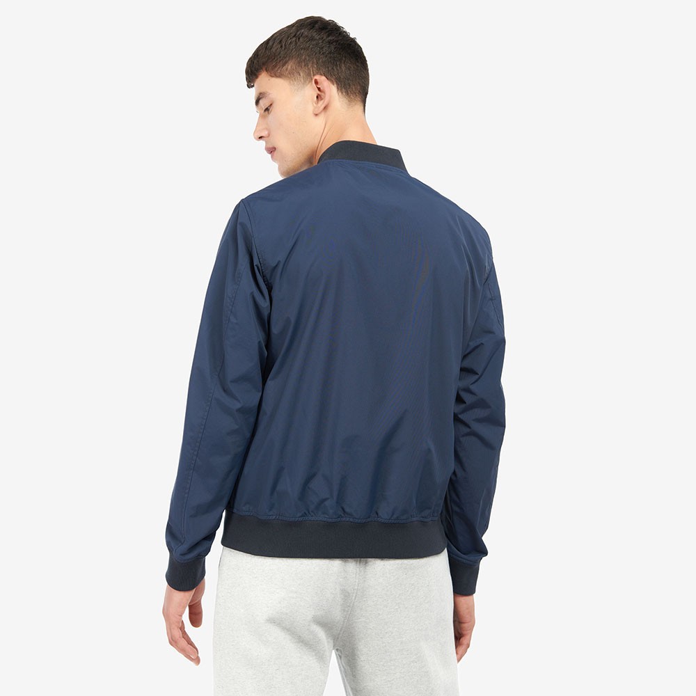 Barbour Lifestyle Crested Varsity Jacket | Oxygen Clothing
