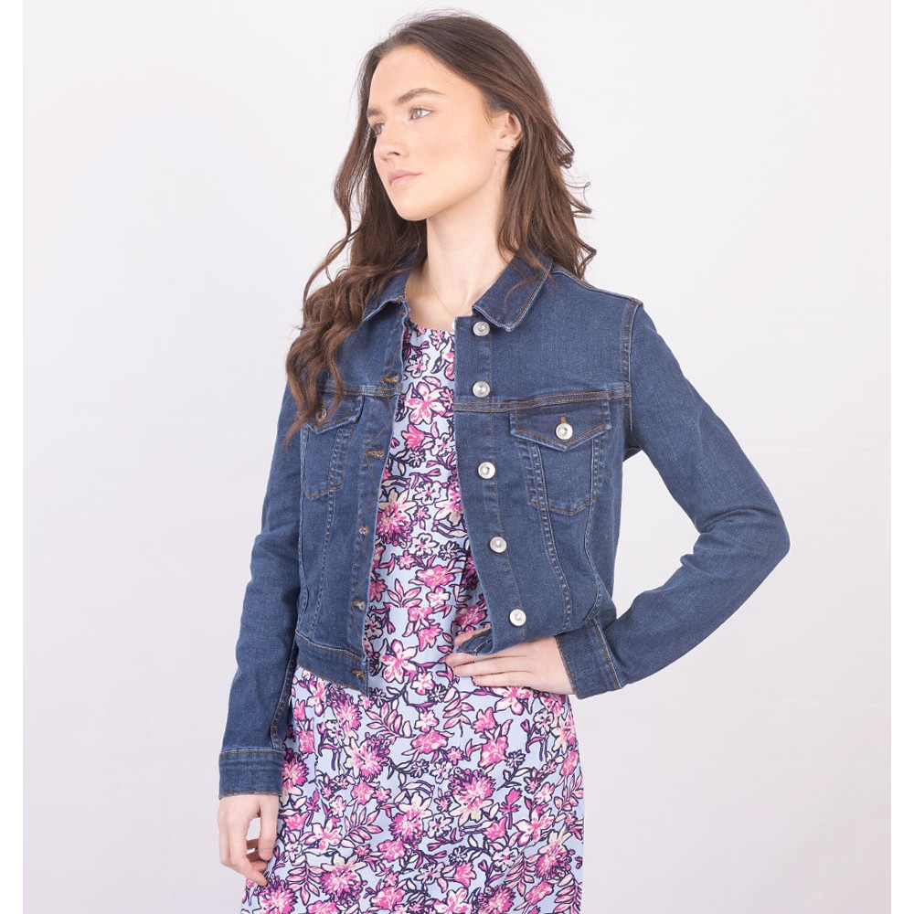 French Connection Conscious Stretch Trucker Jacket | Oxygen Clothing