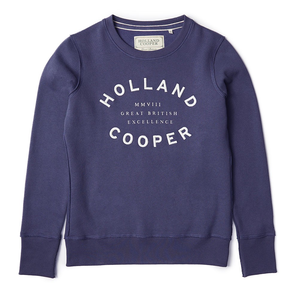Holland Cooper Varsity Crew Sweatshirt | Oxygen Clothing