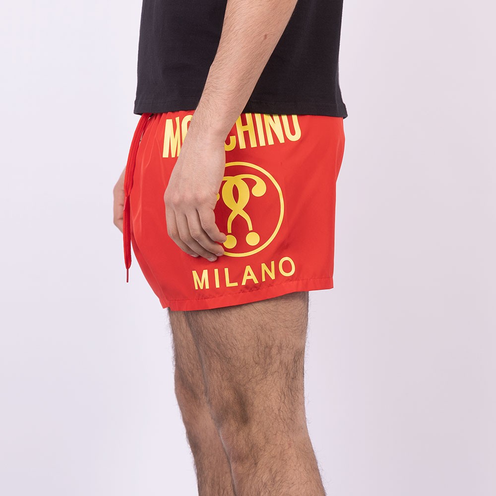 Moschino Double Question Mark Swim Short | Oxygen Clothing