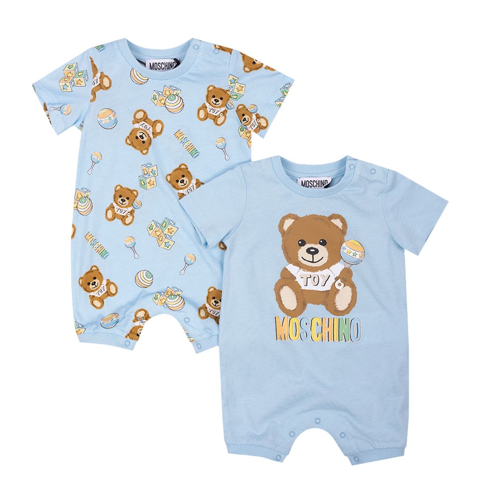 Moschino 2 Pack Romper Gift Box | Oxygen Clothing