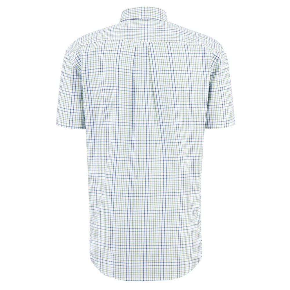 Fynch Hatton Structure Check SS Shirt | Masdings