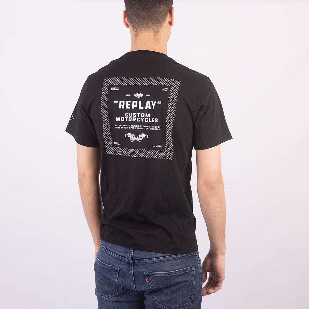 Replay Custom Garage Logo T-Shirt | Masdings