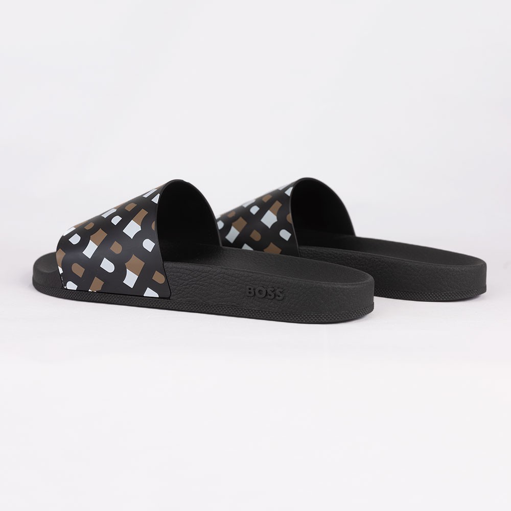 BOSS Bay IT Monogram Slide | Oxygen Clothing