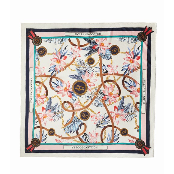 Holland Cooper Silk Scarf | Oxygen Clothing