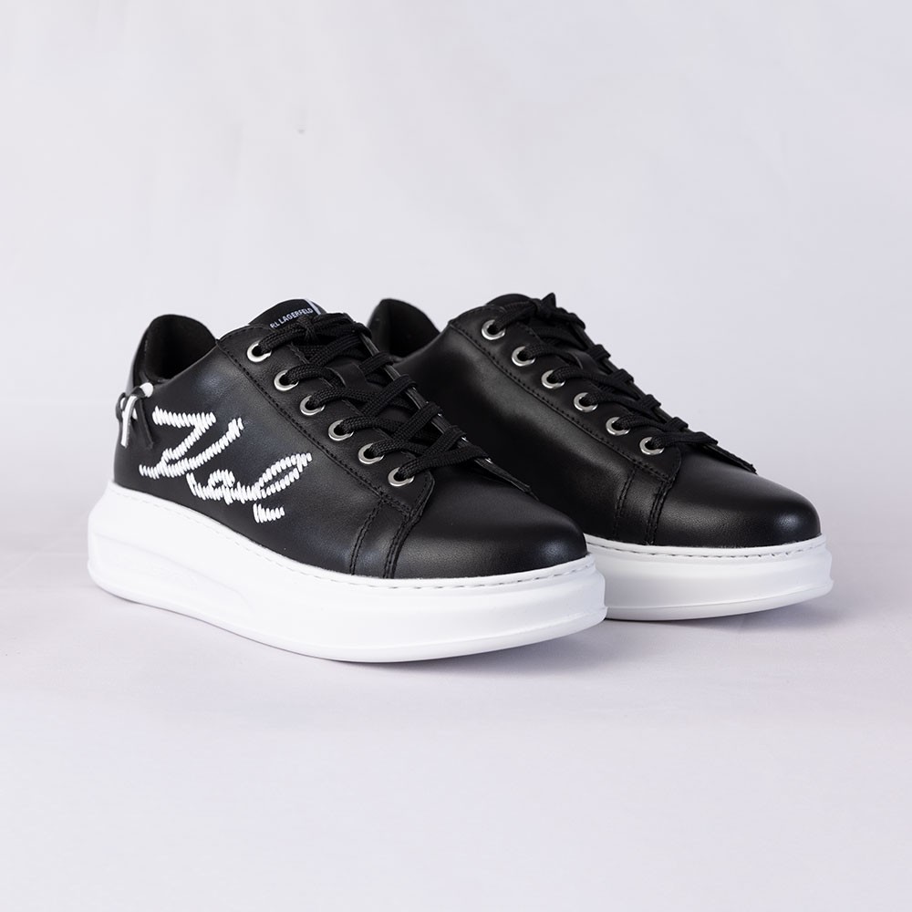 Karl Lagerfeld Kapri Whipstitch Lo Lace Trainer | Oxygen Clothing