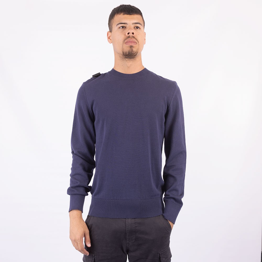 Ma.Strum Crew Neck Knitted Jumper | Oxygen Clothing