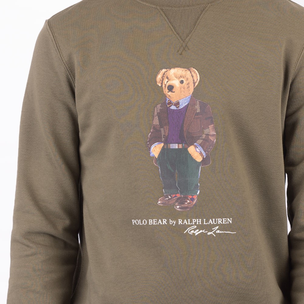 Polo Bear By Ralph Lauren Tweed Bear Sweatshirt | Oxygen Clothing