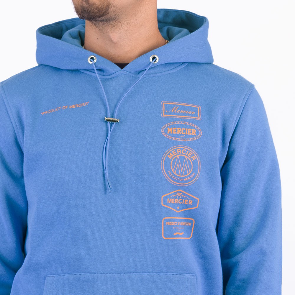 Mercier Printed Badge Hoodie | Masdings