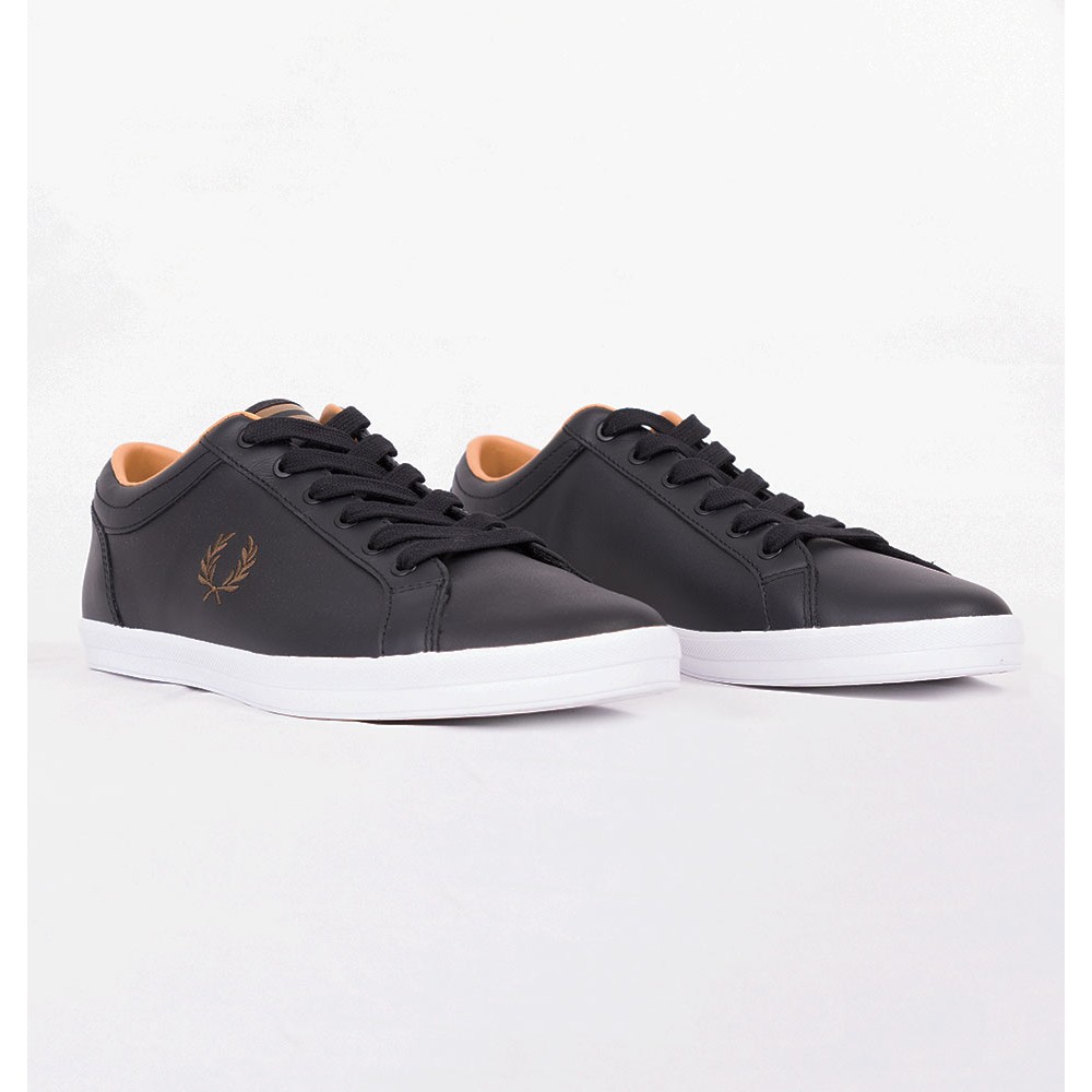 Fred Perry Baseline Leather Trainer | Oxygen Clothing