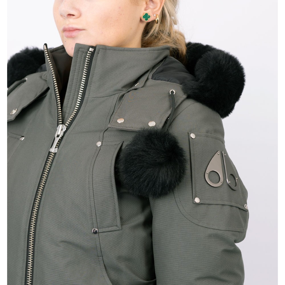 Moose Knuckles Debbie Bomber Neoshear | Oxygen Clothing