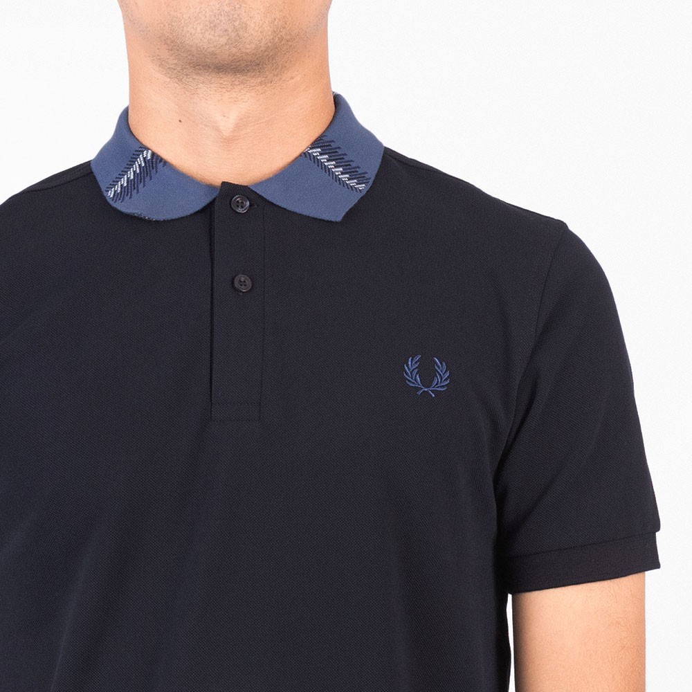 Fred Perry Graphic Collar Polo Shirt | Oxygen Clothing