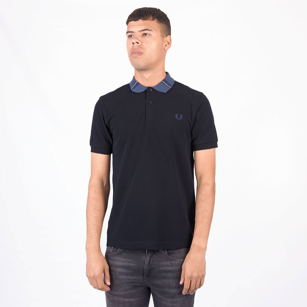 Fred Perry Graphic Collar Polo Shirt | Oxygen Clothing