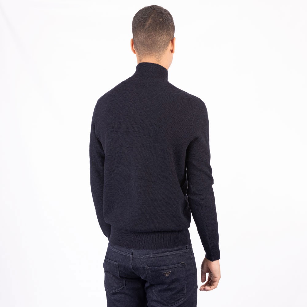 Polo Ralph Lauren Waffle Half Zip Sweatshirt | Oxygen Clothing