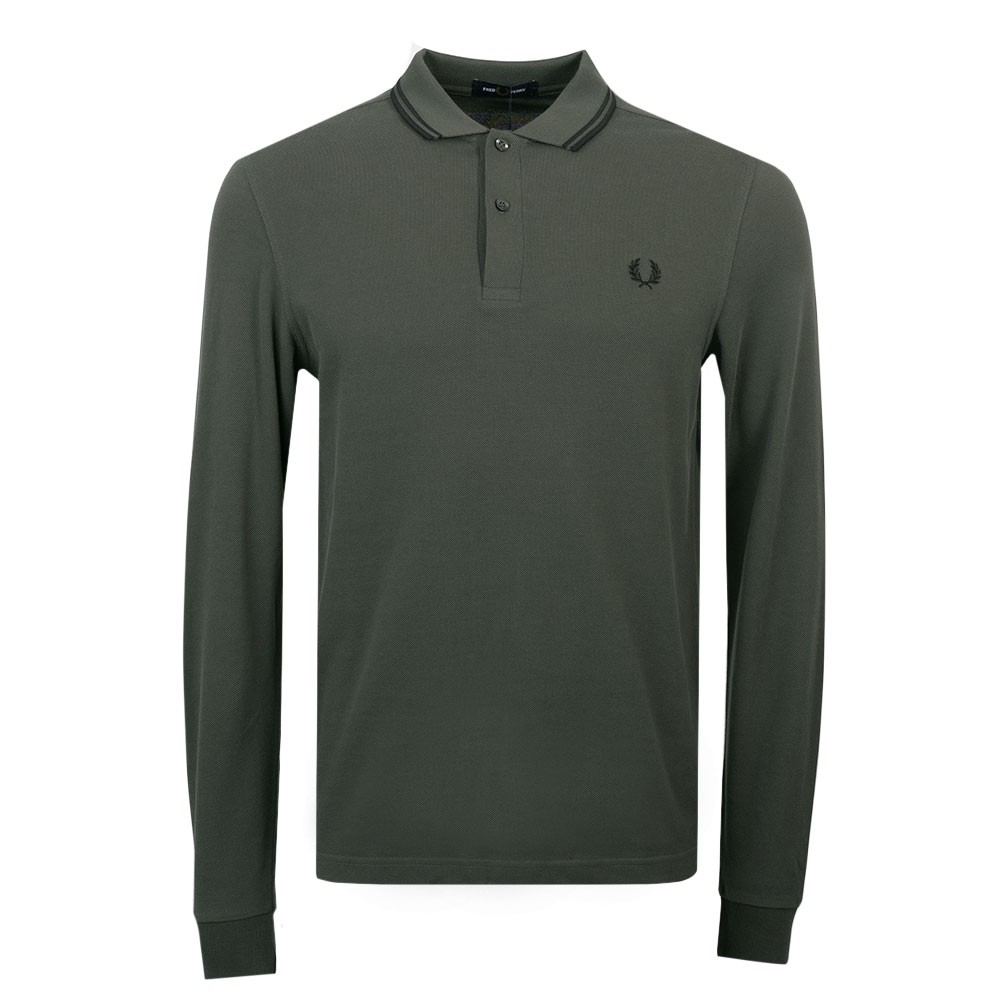 Fred Perry L/S Tipped Polo | Oxygen Clothing