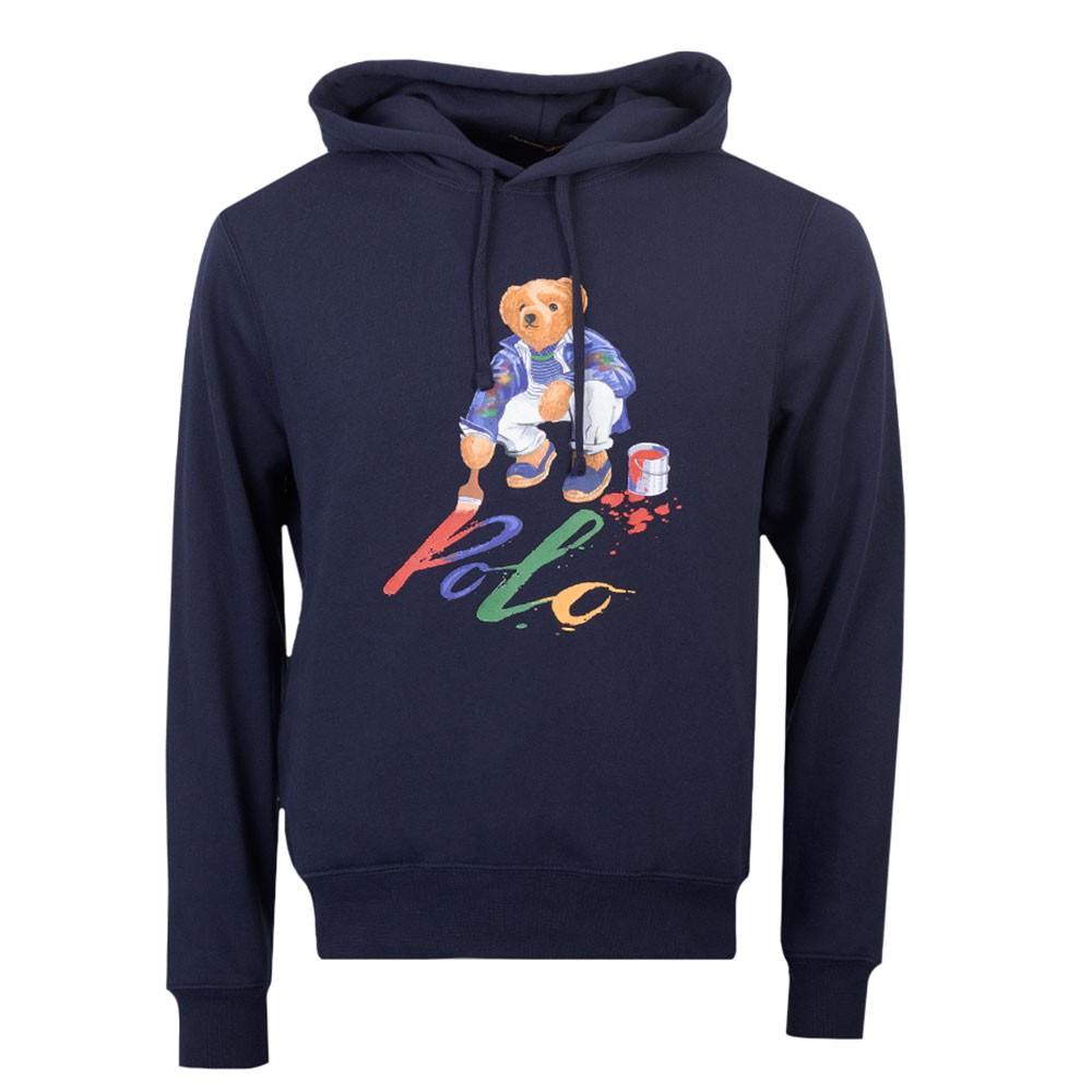 Polo Bear By Ralph Lauren Artist Bear Logo Overhead Hoody | Oxygen Clothing