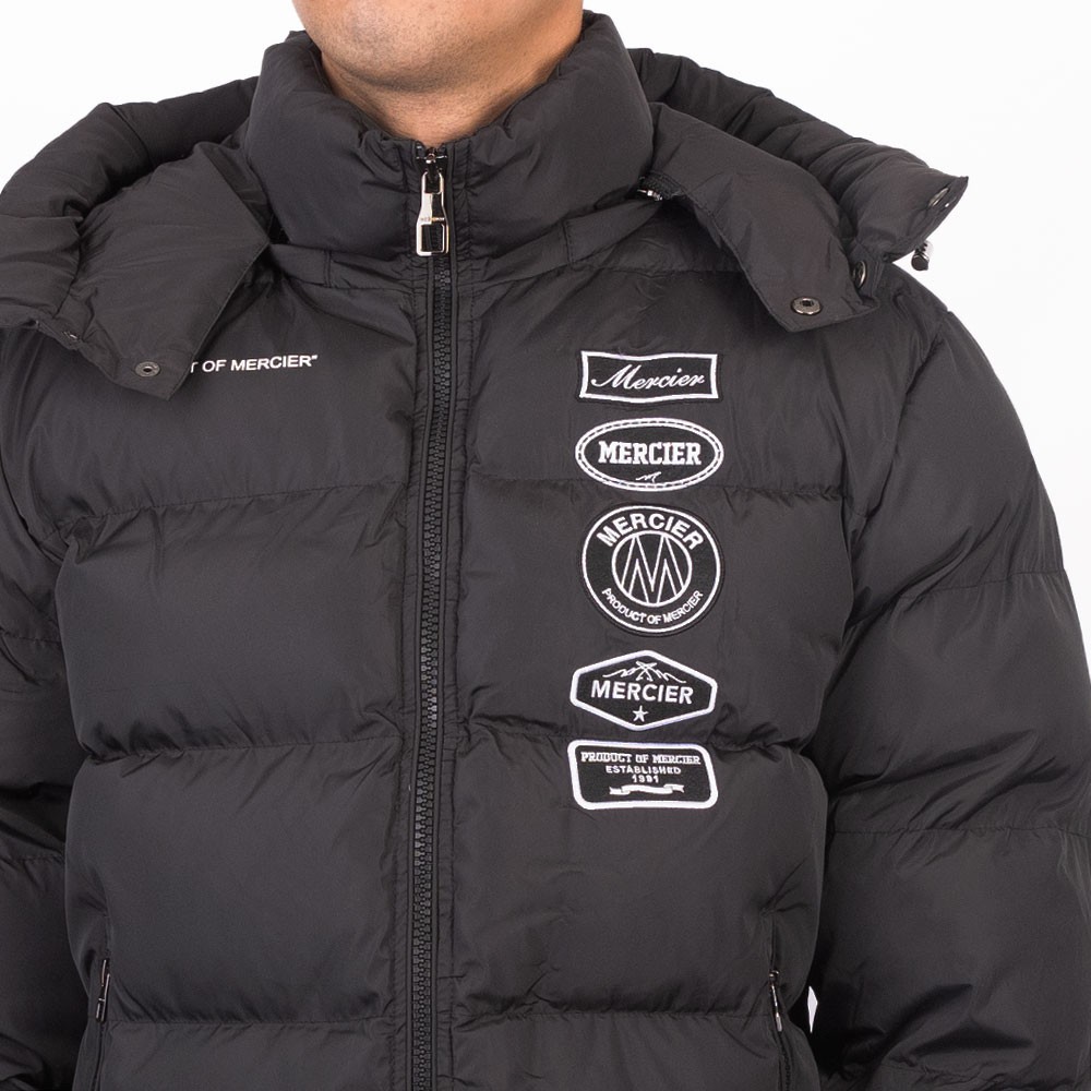 Mercier Badge Puffer Jacket | Masdings