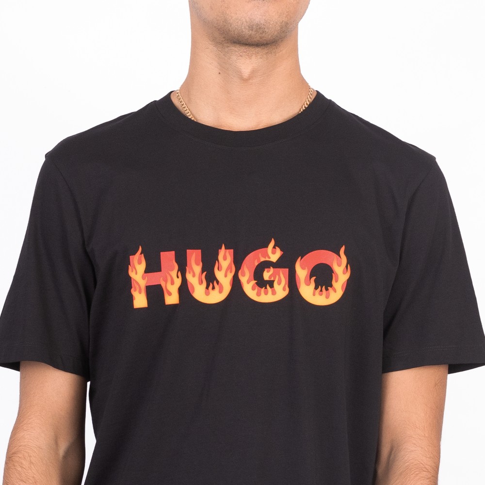 HUGO Danda Flame T Shirt | Oxygen Clothing