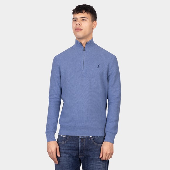Polo Ralph Lauren Waffle Half Zip Jumper | Oxygen Clothing